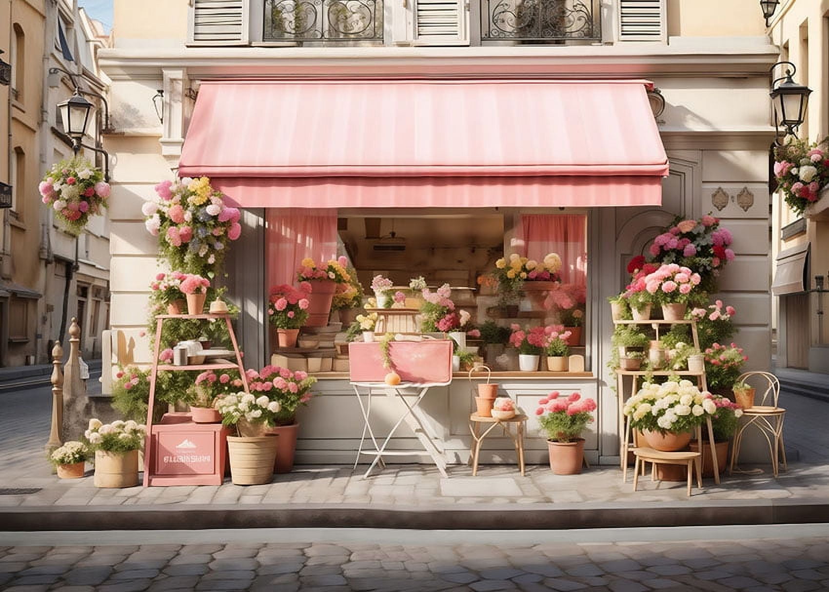 Mehofond Photography Backdrops Spring Flower Store Valentine's Day Girl ...