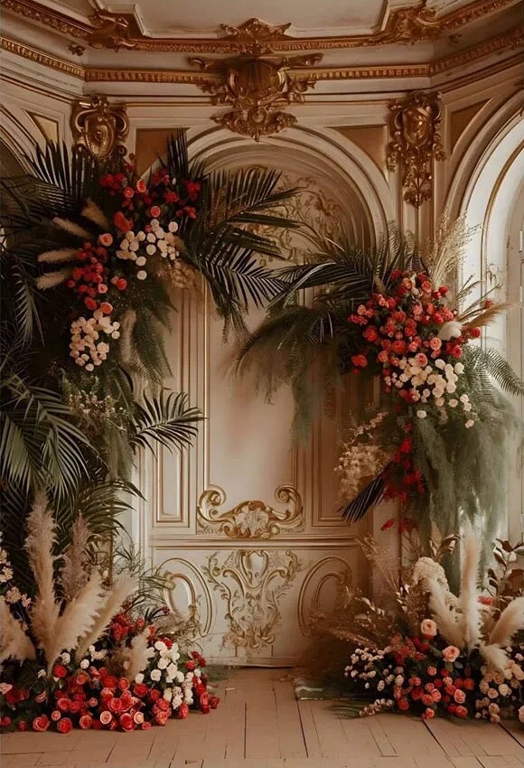 Mehofond Photography Background Baroque Room Floral Adult Birthday ...