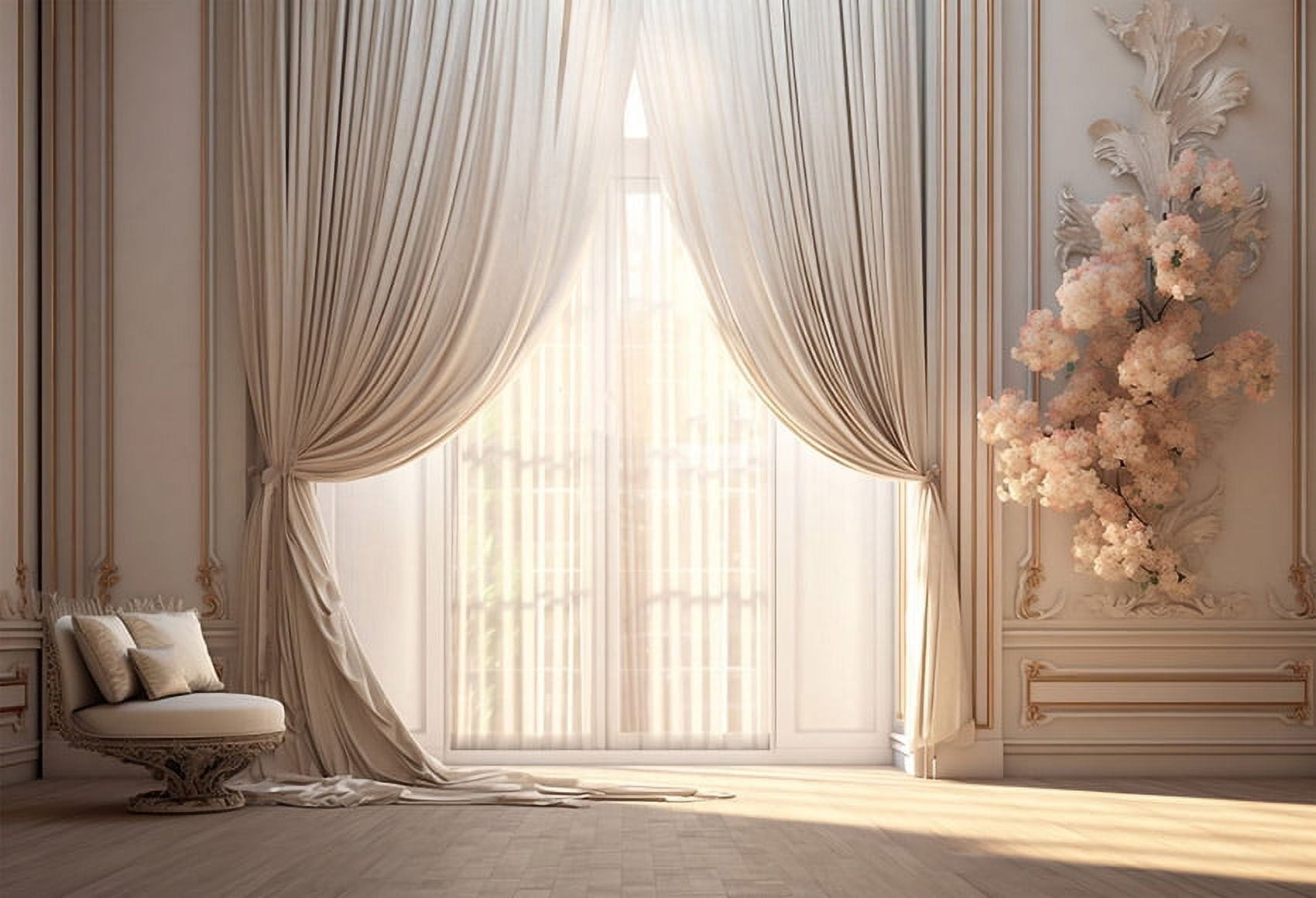 Mehofond Photography Background Boho Pampas Grass Floral Wall Maternity ...