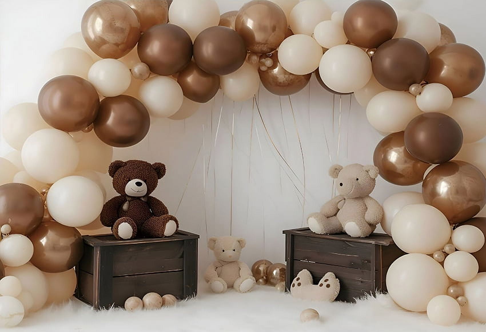 Mehofond Photography Background Boho Toy Bear Balloon Maternity Kids ...