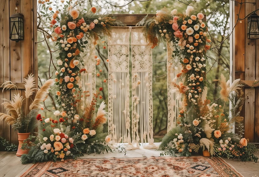 Mehofond Photography Background Boho Wedding Backdrops Girl Birthday ...