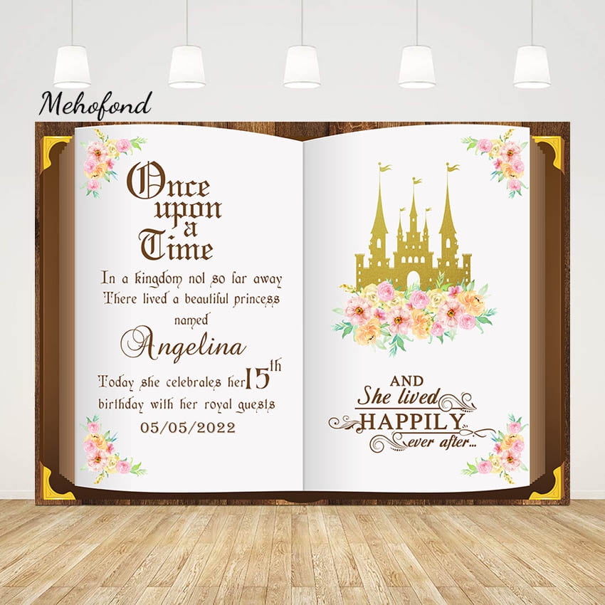 Mehofond Photography Background Fairy Tale Book Once Upon a Time Castle ...