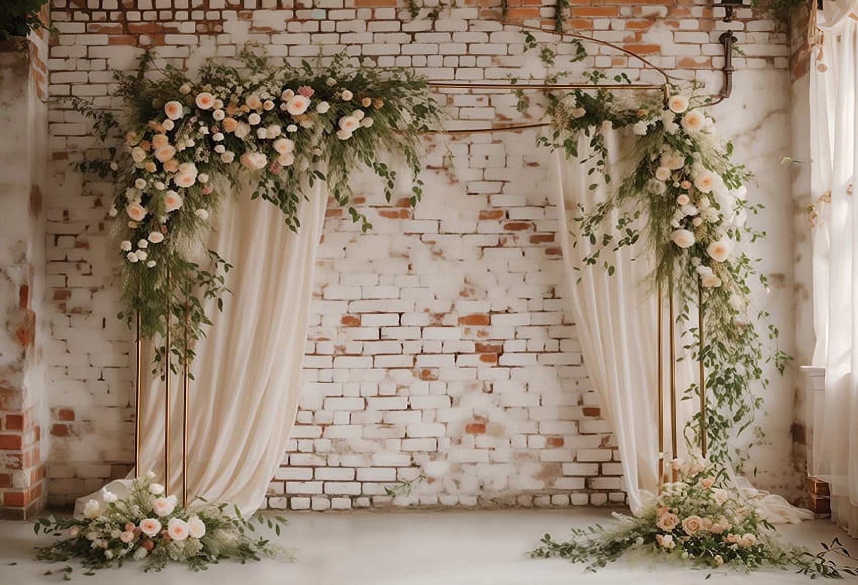 Mehofond Photography Background Indoor Pampas Grass Curtain Backdrops ...