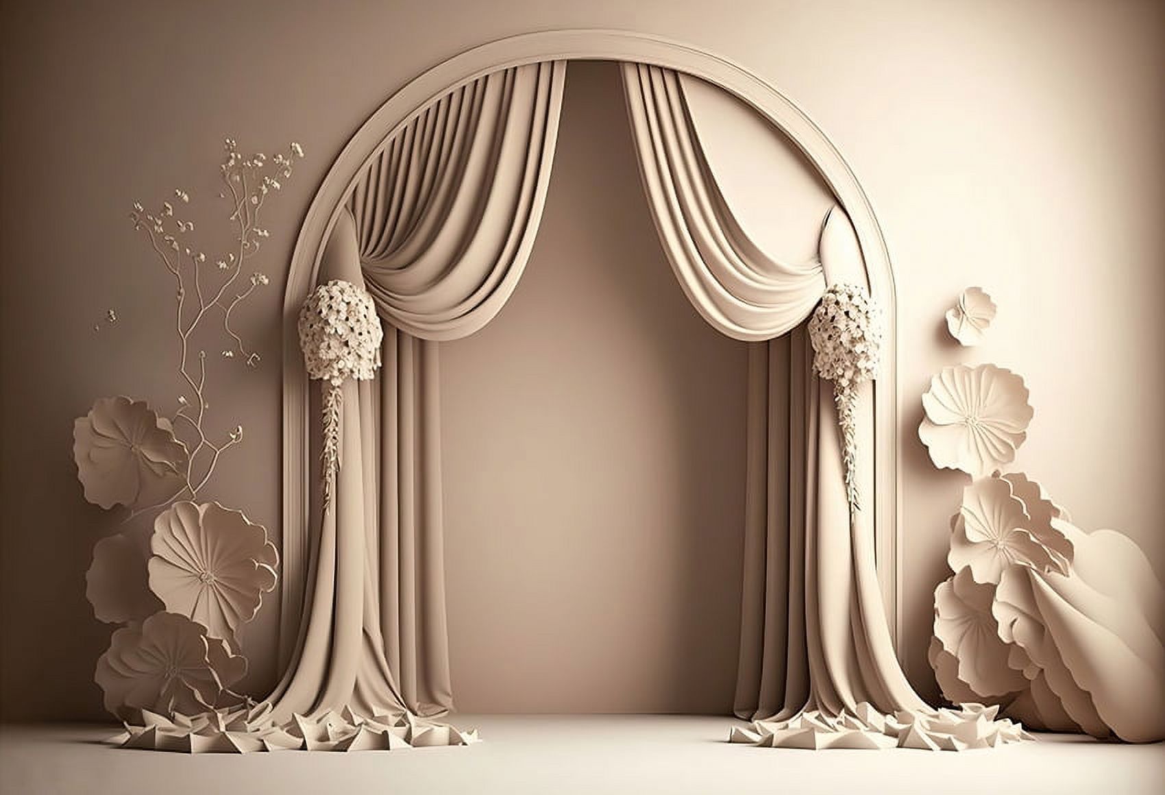 Mehofond Photography Background Indoor Pampas Grass Curtain Backdrops ...