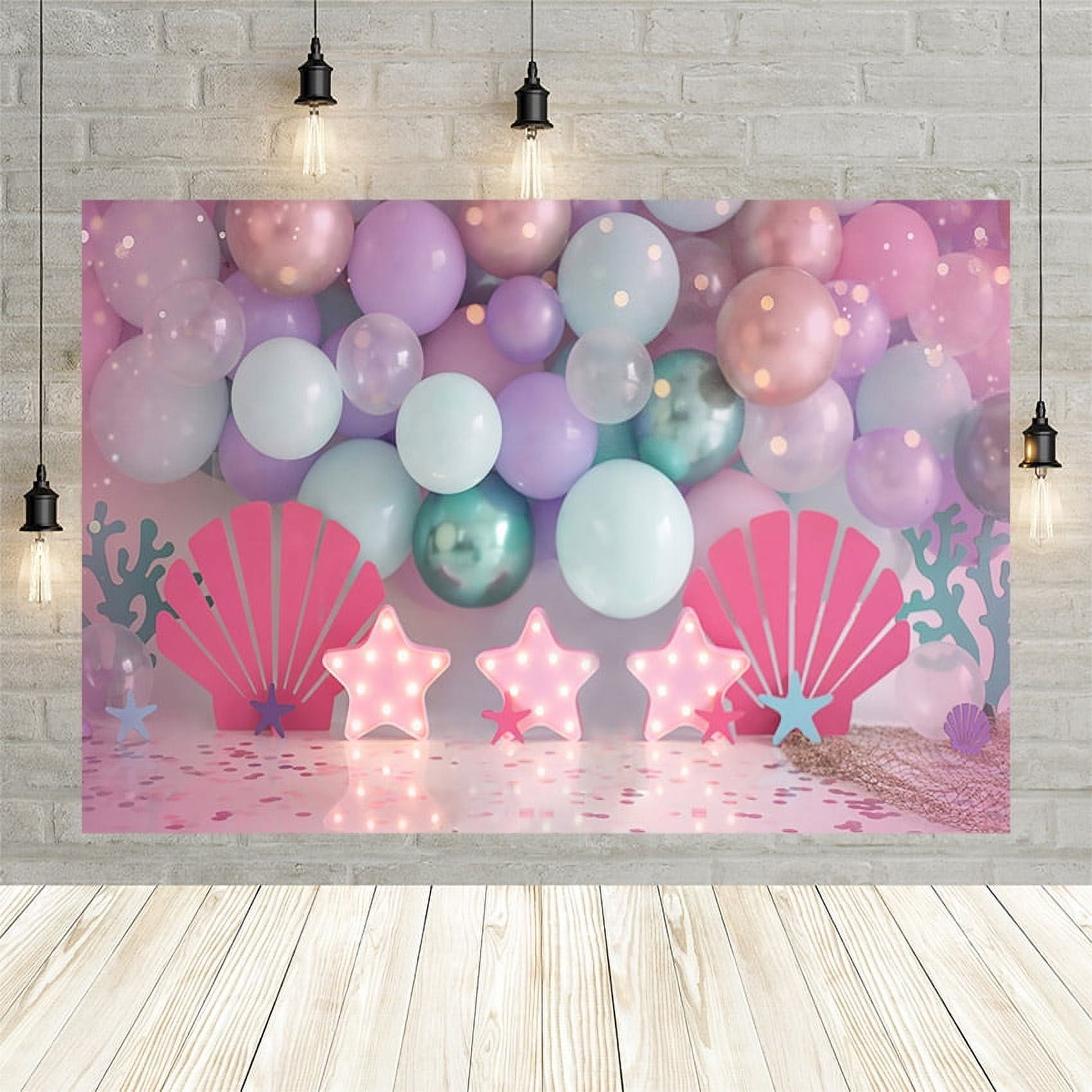 Mehofond Photography Background Star Light Shell Backdrop Color ...