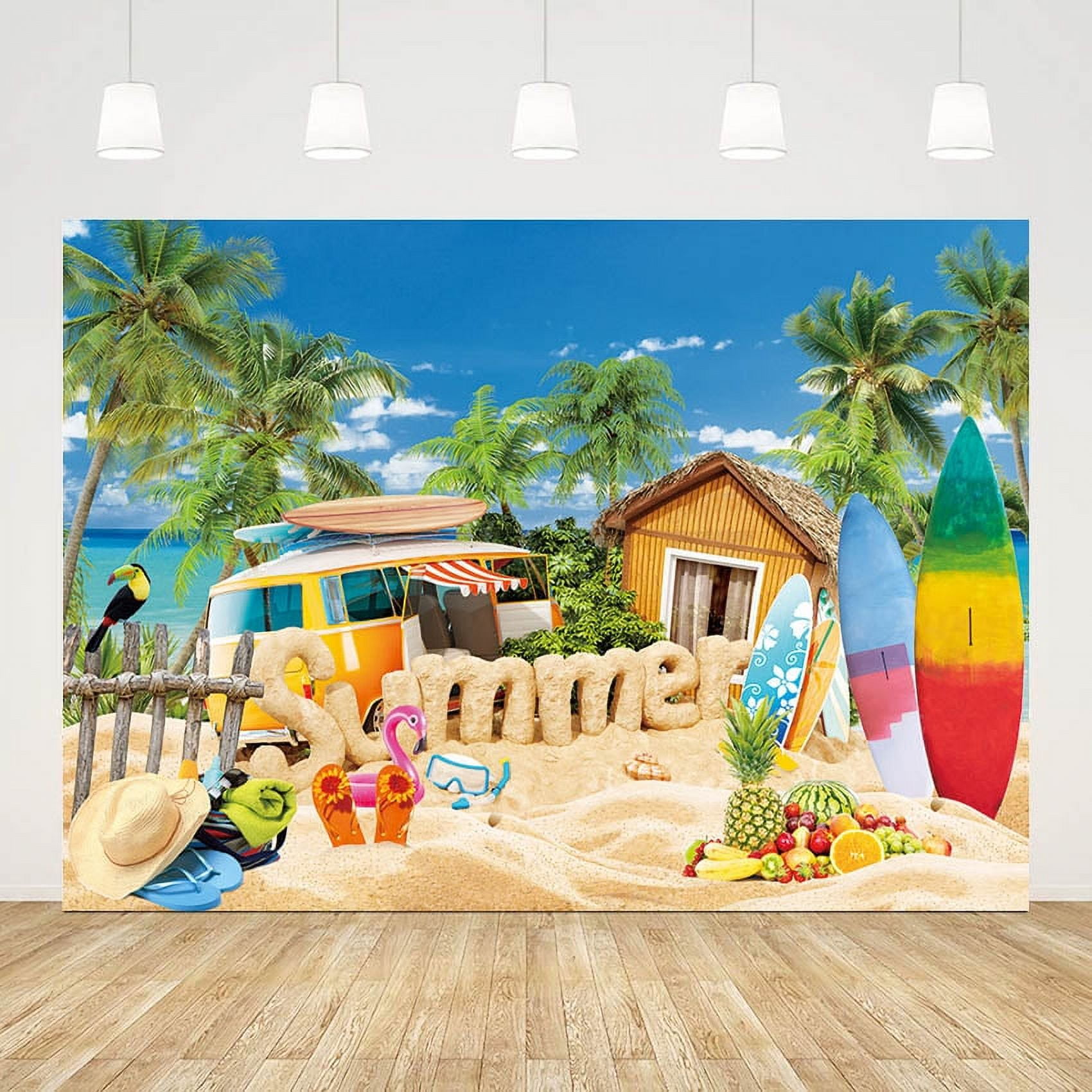 Mehofond Photography Props Summer Surfboard Beach Backdrops Tour Car ...