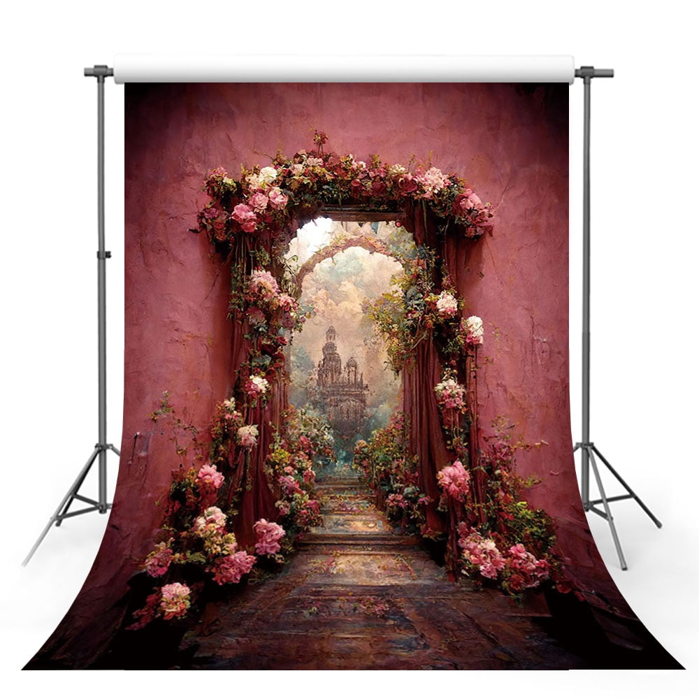 Mehofond Retro Oil Painting Photography Backdrop Castle Prince Princess ...