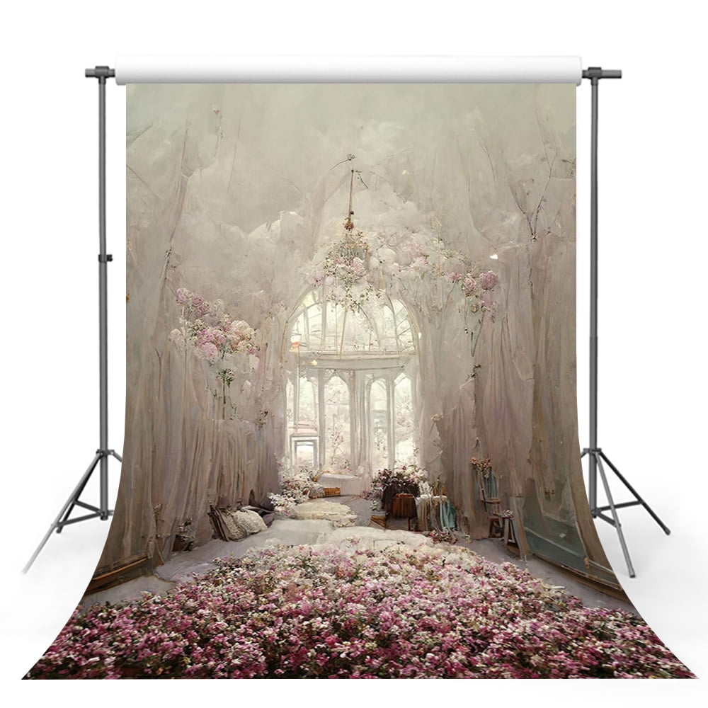 Mehofond Retro Oil Painting Photography Backdrop Castle Prince Princess ...