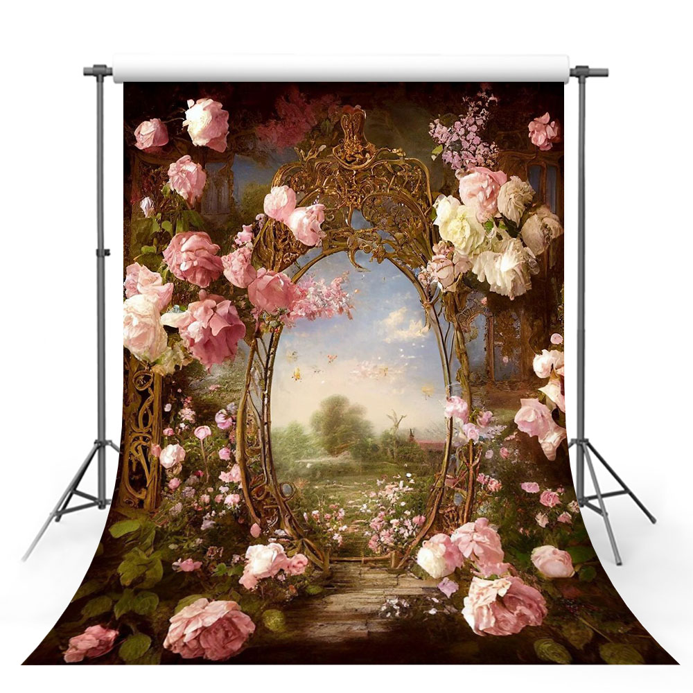 Mehofond Retro Oil Painting Photography Backdrop Castle Prince Princess ...