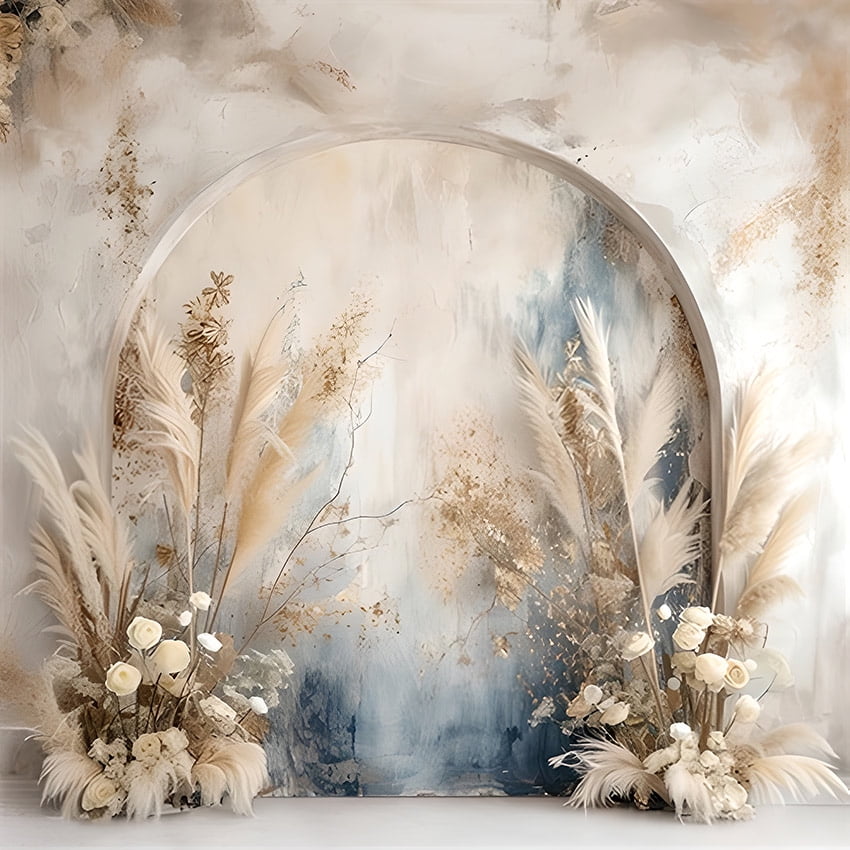 Mehofond Solid Color Wall Flower Backdrop Photography Photocall ...