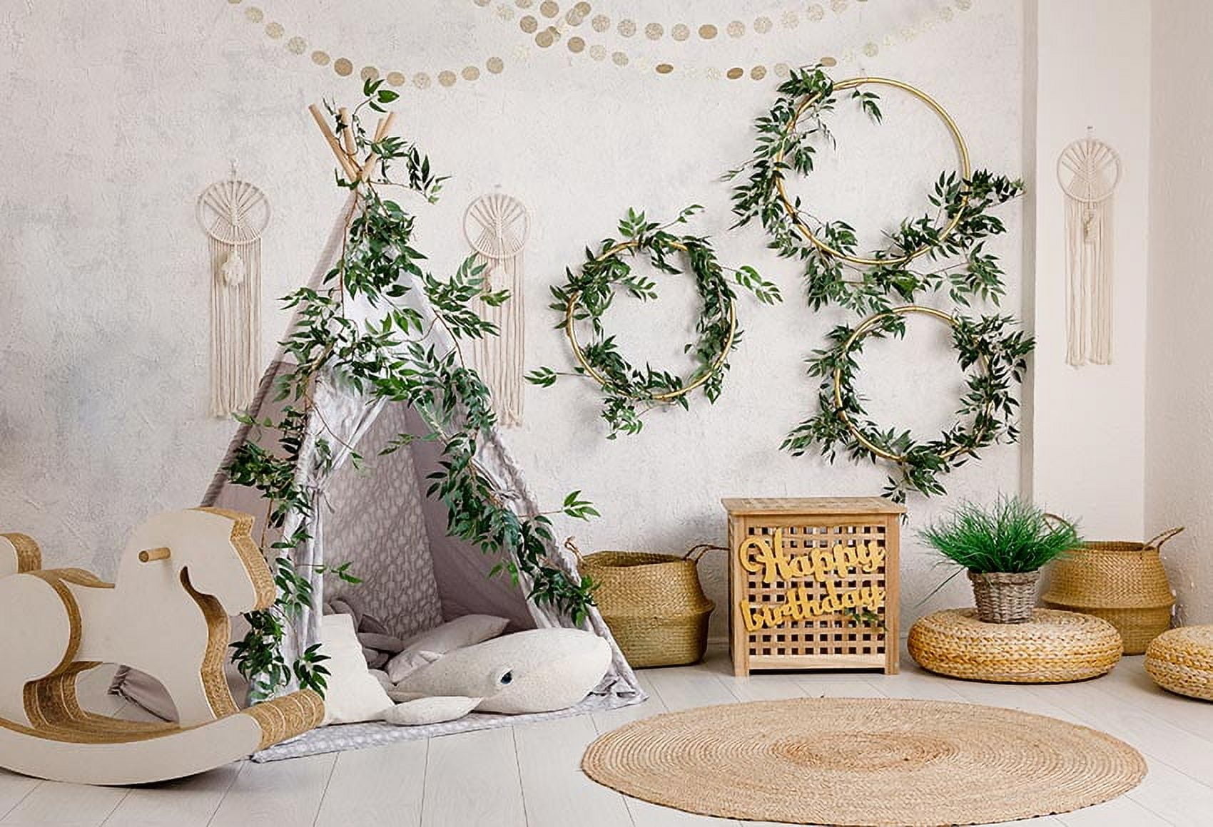 Mehofond Spring Photography Background Forest Green Grass Flowers Garden Wonderland Kids ...