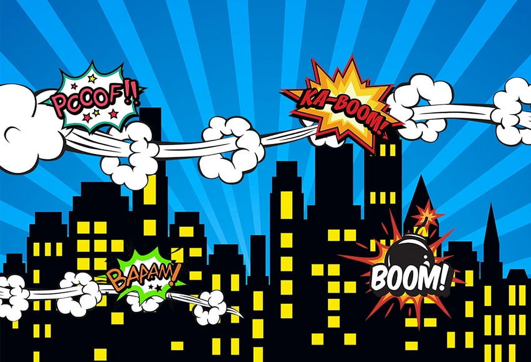 Mehofond Superhero Cityscape Photography Background Super Hero ...