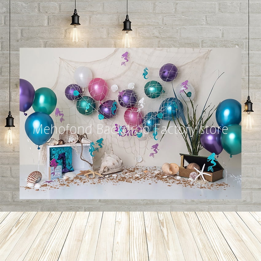 Mehofond Underwater World Mermaid Photography Backgrounds Baby Shower ...