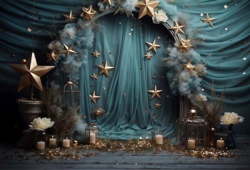 Mehofond Underwater World Photography Backdrop Undersea Star Coral Star ...