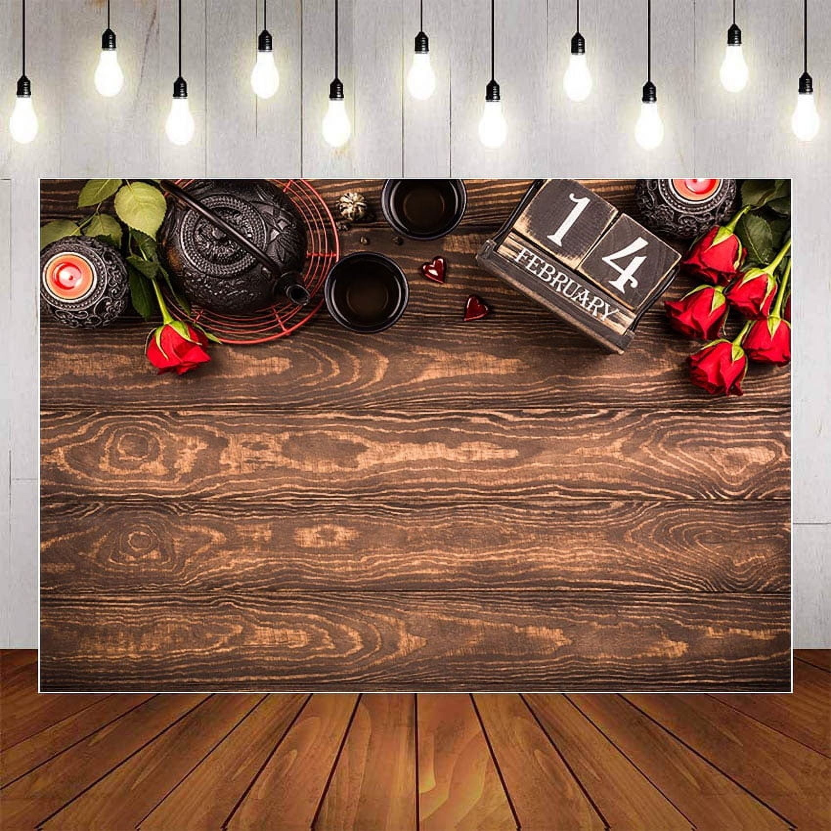 Mehofond Valentine's Day Photography Background Love Wedding Red Roses ...