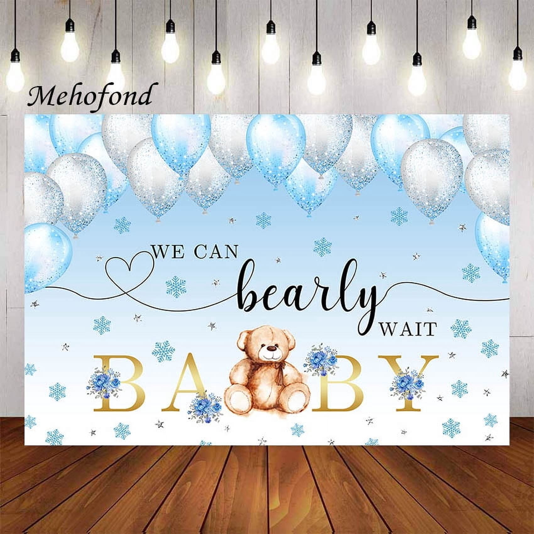 Mehofond We Can Bearly Wait Photography Background Bear Sky Blue ...