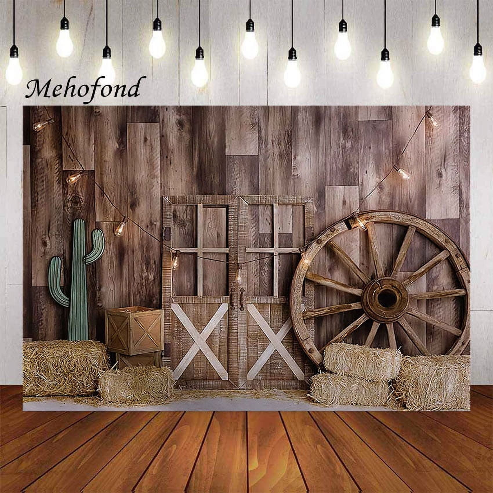 Mehofond Western Cowboy Photography Background Wild West Vintage Wooden ...