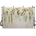 Mehofond White Rose Flower Photography Backdrop Wedding Bridal Shower ...