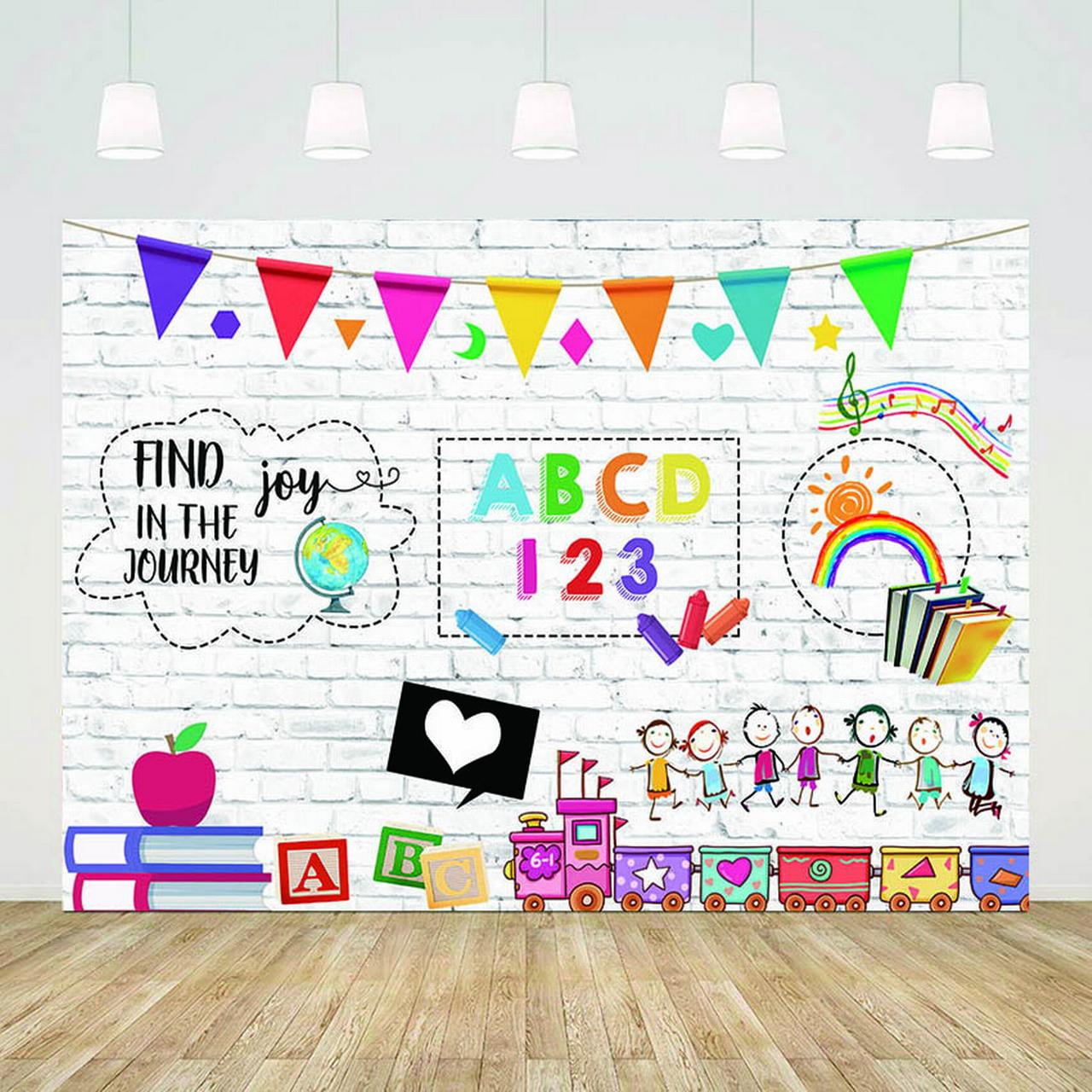 Mehofond White Wall Photography Background Little Children Journey Find ...