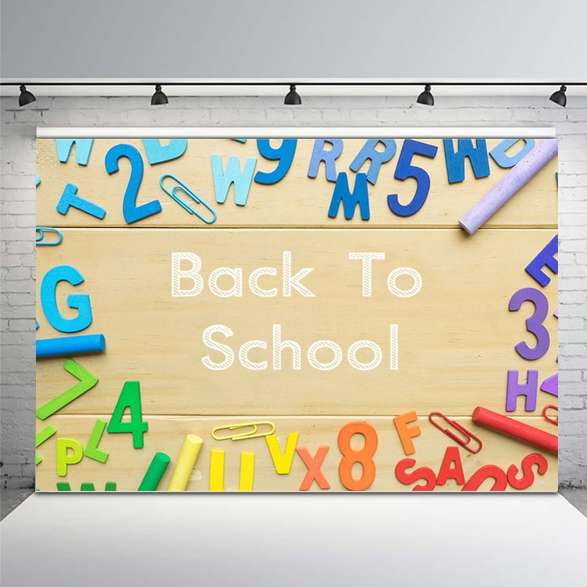 Mehofoto Back To School Party Backdrop for Photo Studio 7x5FT Vinyl ...