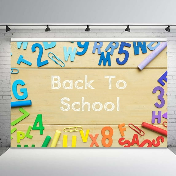 Mehofoto Back To School Party Backdrop for Photo Studio 7x5FT Vinyl ...