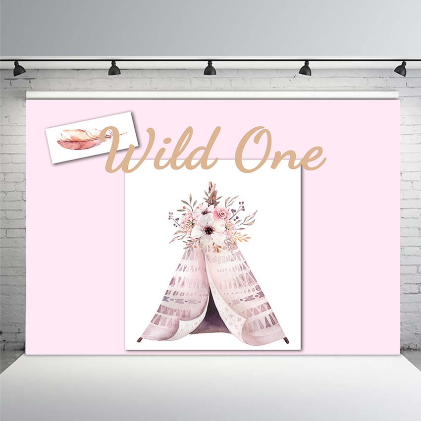 Mehofoto Newborn Tribal Party Baby Shower Photo Backgrounds Wild One ...
