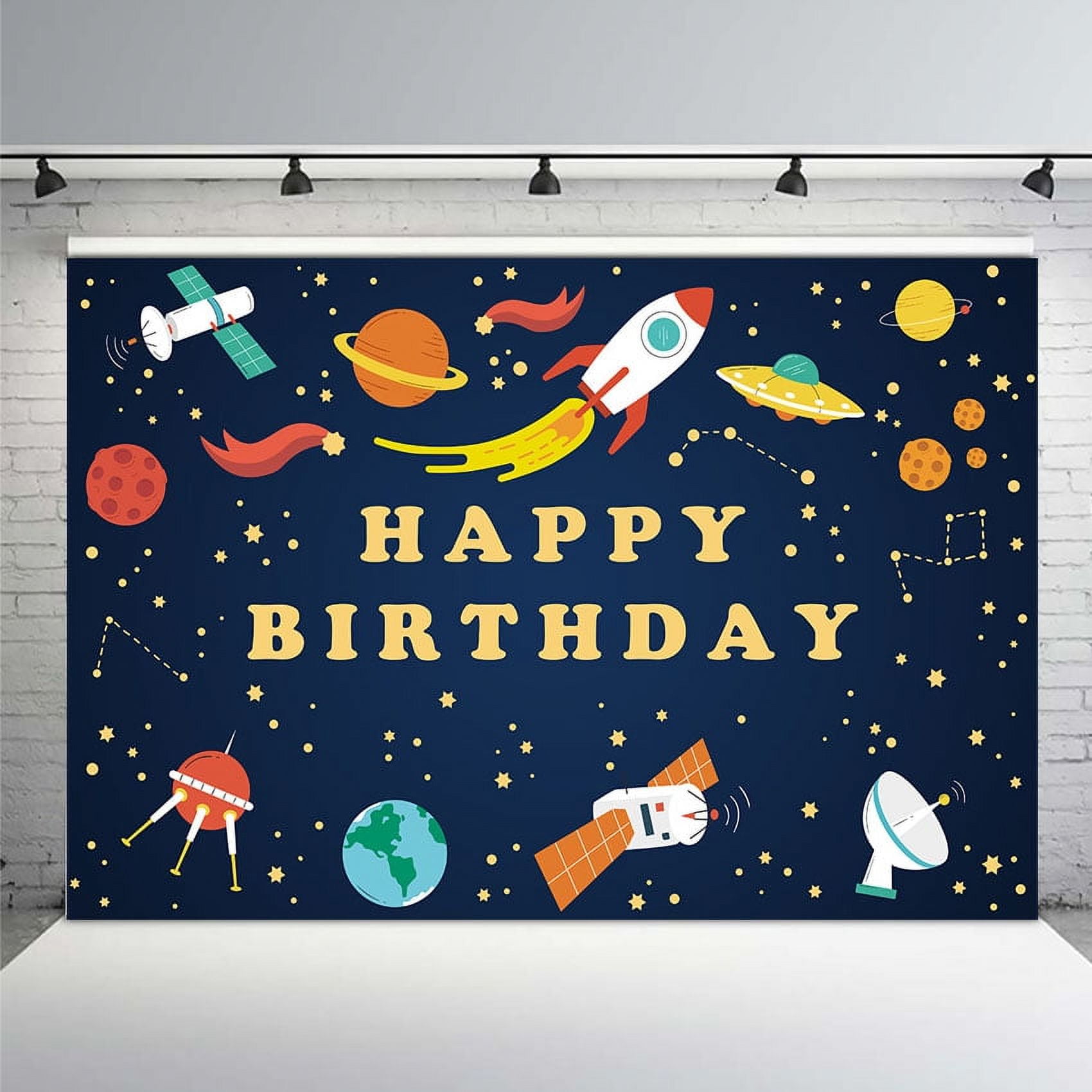 Mehofoto Planet Universe Photography Backdrop Rocket Astronaut ...