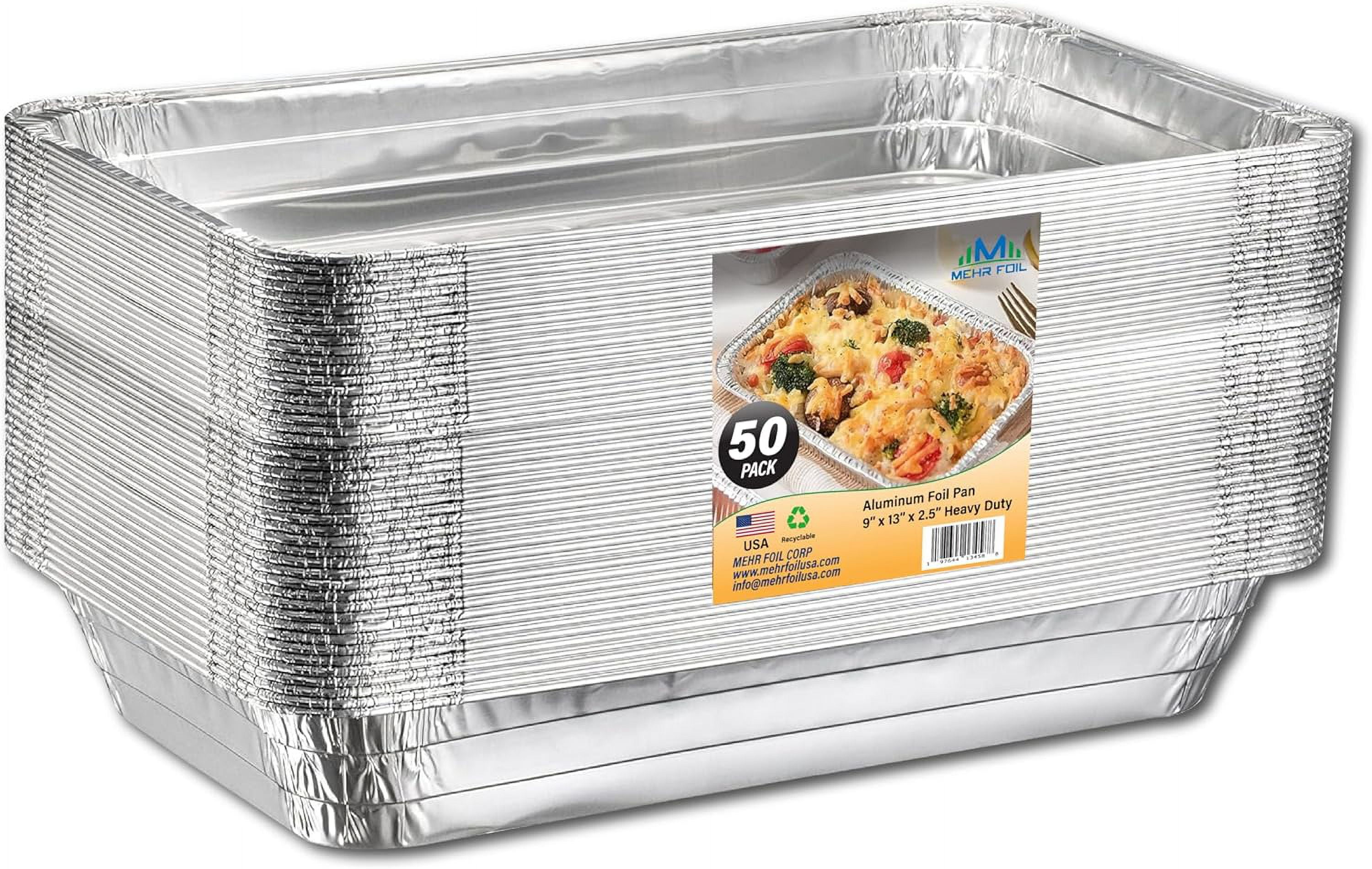 Mehr Foil Full Size Heavy Duty Deep Pan, 1600, Aluminum, 19.6" x 11.7 ...