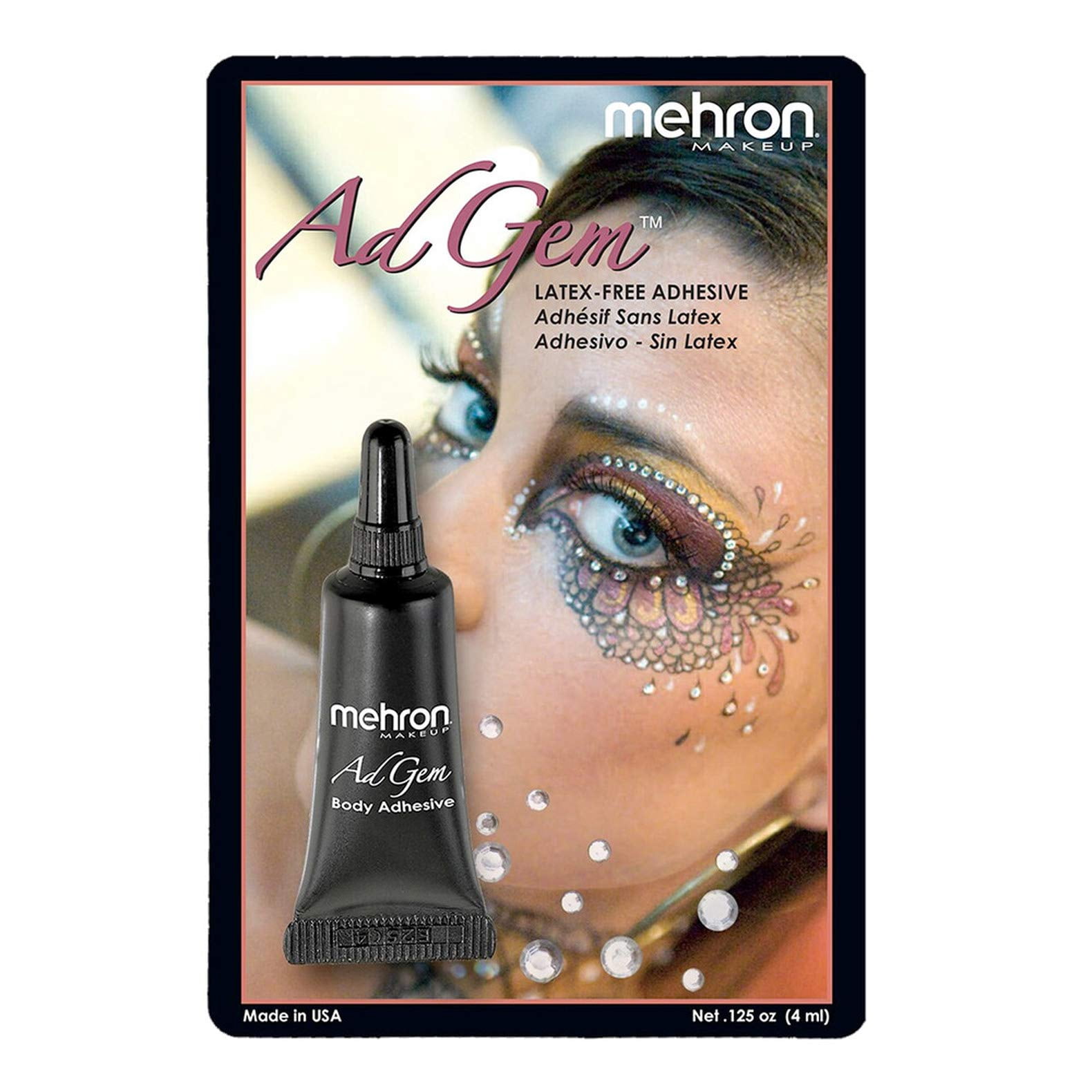 Mehron AdGem Acrylic Adhesive, 0.125 oz - Walmart.com