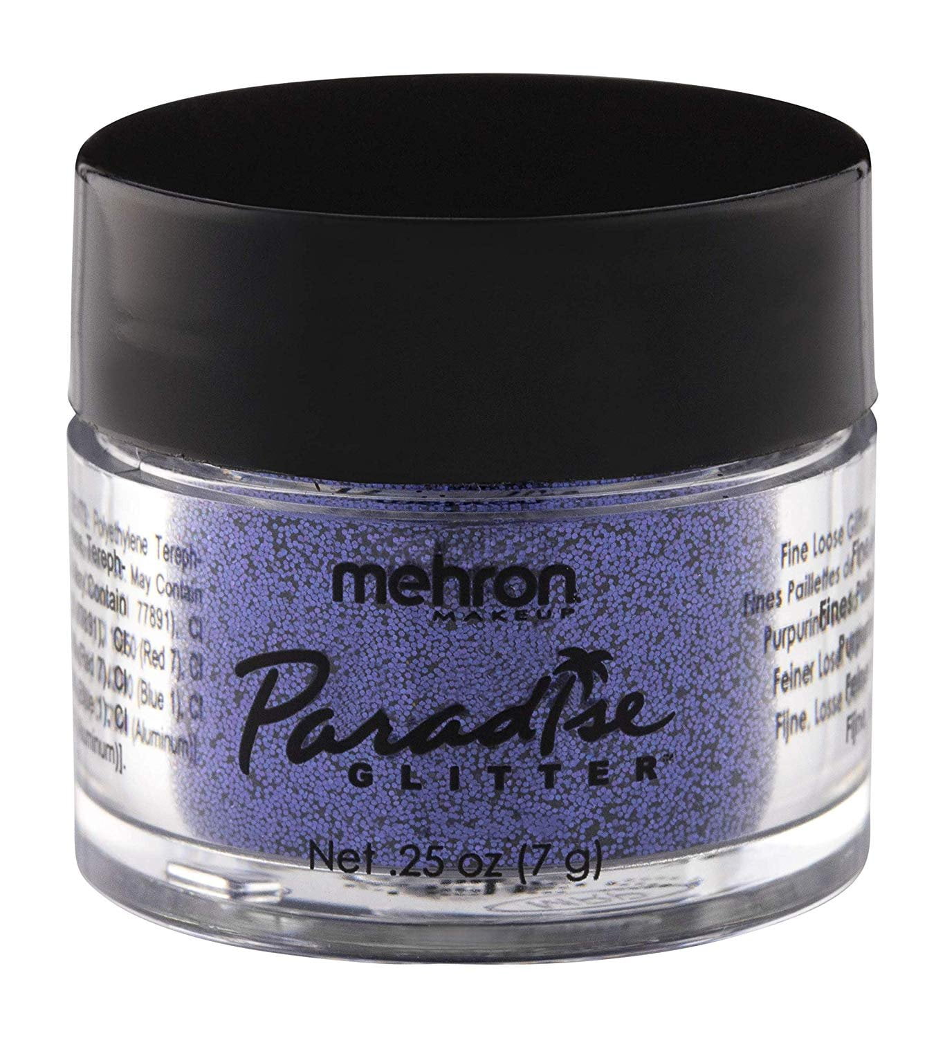Mehron Makeup Paradise AQ Glitter Face and Body Paint, PURPLE - 10gm ...