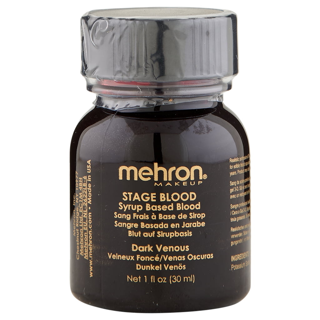 Mehron Makeup Stage Blood (1 oz) (Dark Venous) - Walmart.com