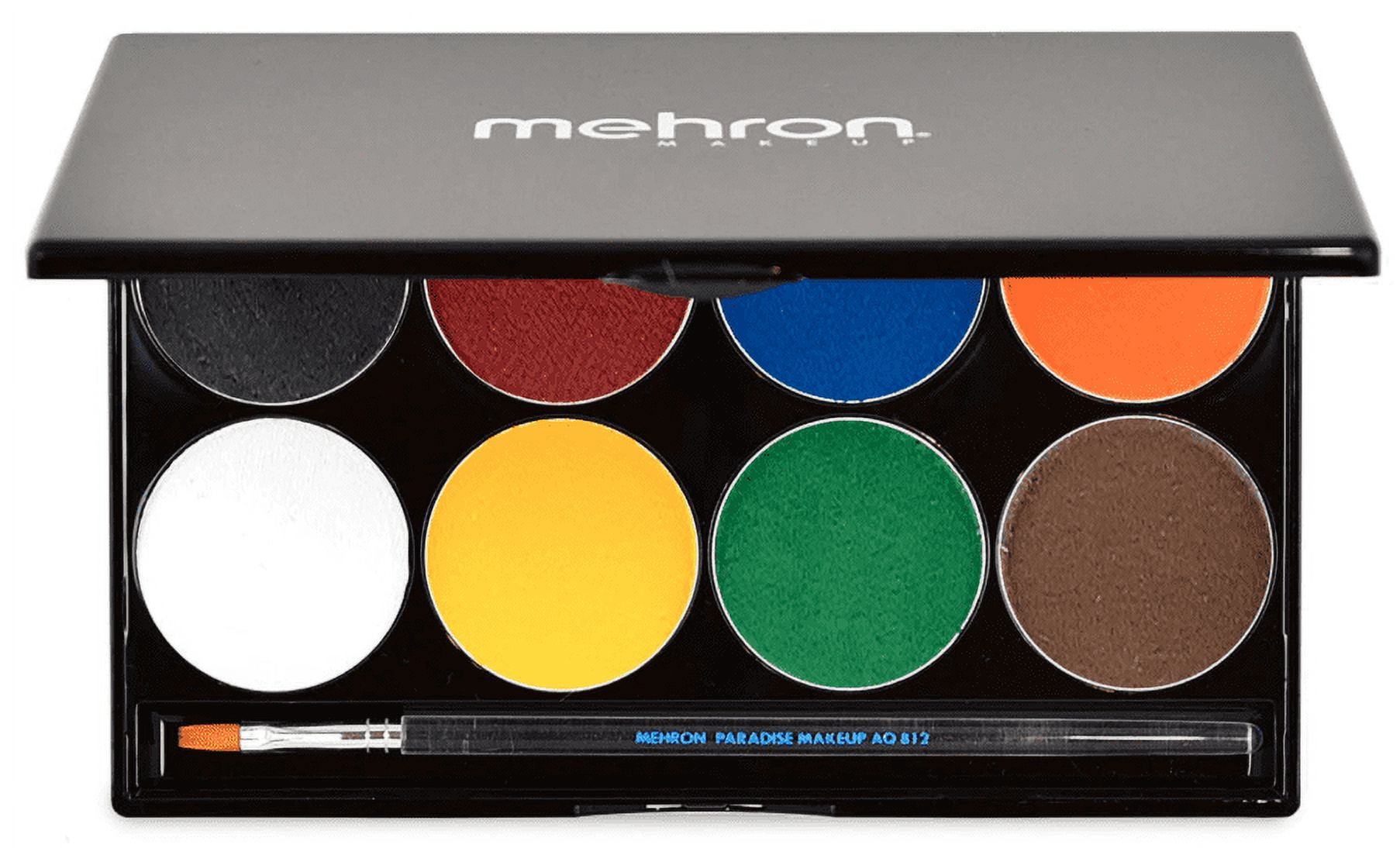Mehron Paradise Makeup AQ - 8 Color Face Paint Palette (Palette Color ...