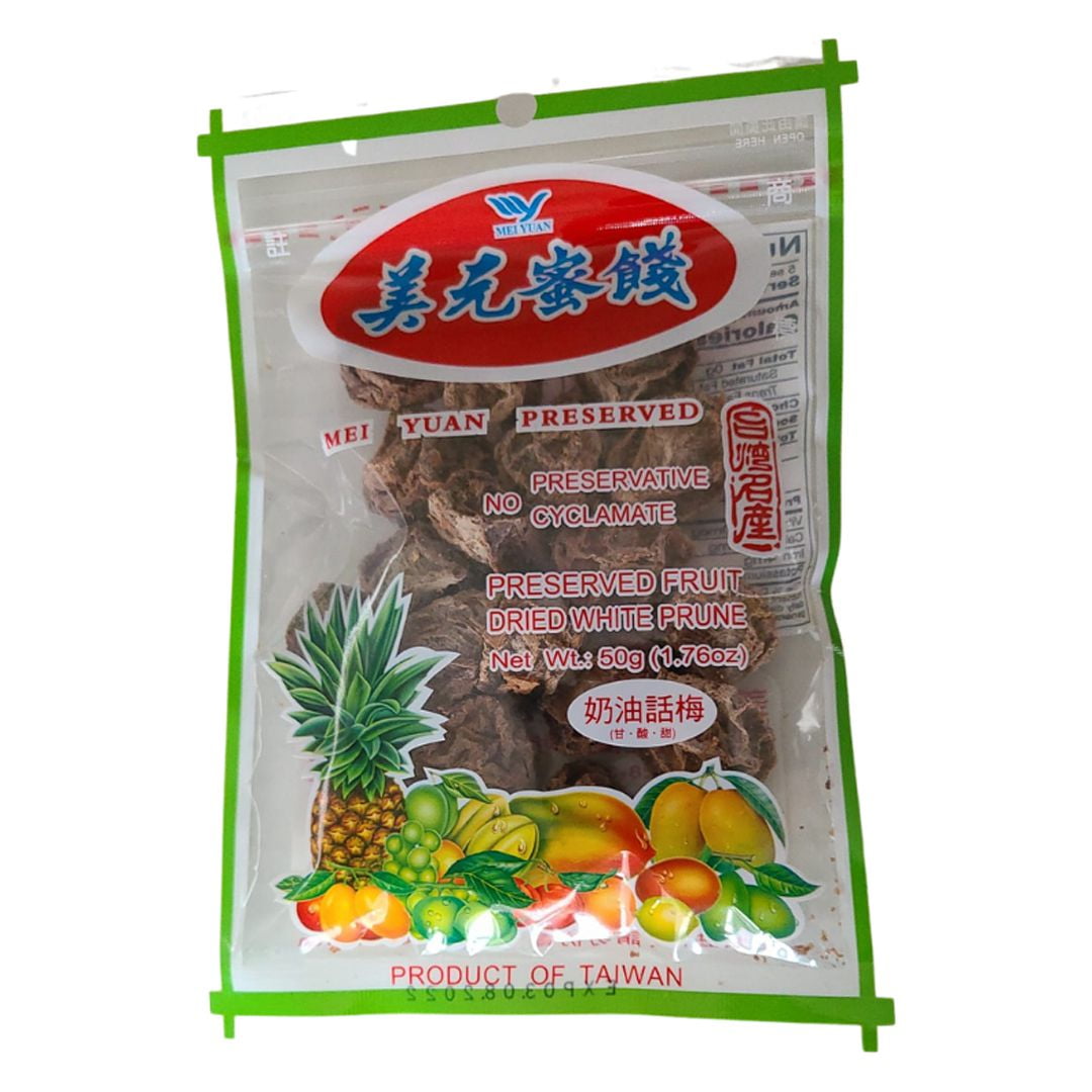 Mei Yuan Preserves Dried White Prunes - 50g - Walmart.com