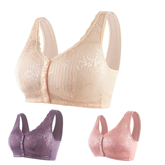Meichang Lace Bras for Women Wireless Lift T-shirt Bras Seamless ...