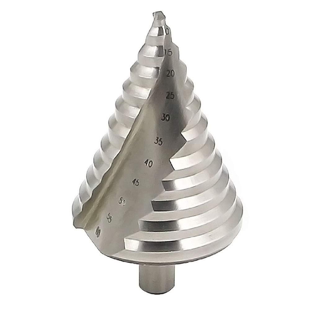 Meichoon Step Drill Bit Set Large HSS Spiral Groove 6-60mm 12 Steps ...