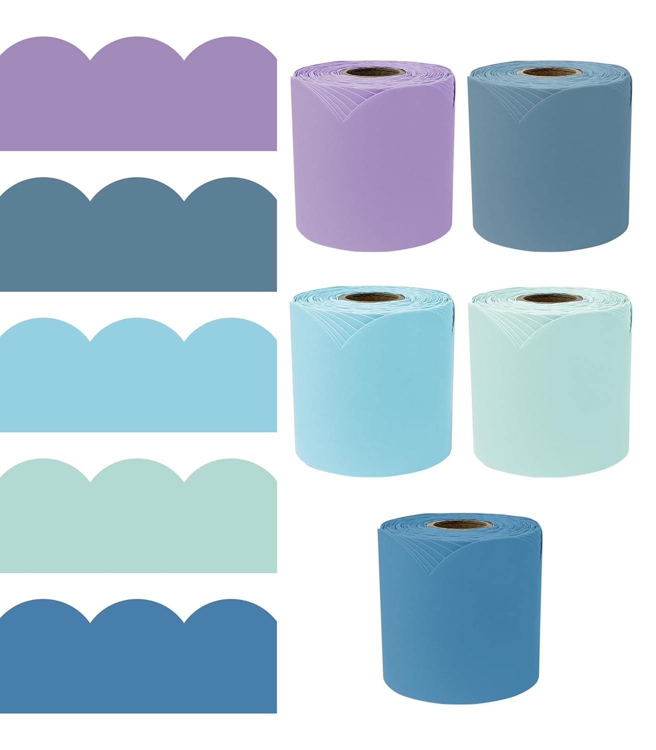 Meichunwang 325Ft Summer Sunset Boho Bulletin Board Borders, 5 Pack ...