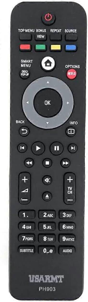 Meide Philips Remote Control for Philips LCD LED TV DVD Blu-Ray Player ...