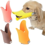 Walbest Dog Muzzles Anti Bite Silicone Duck-Bill Duck Mouth Shape Dog ...
