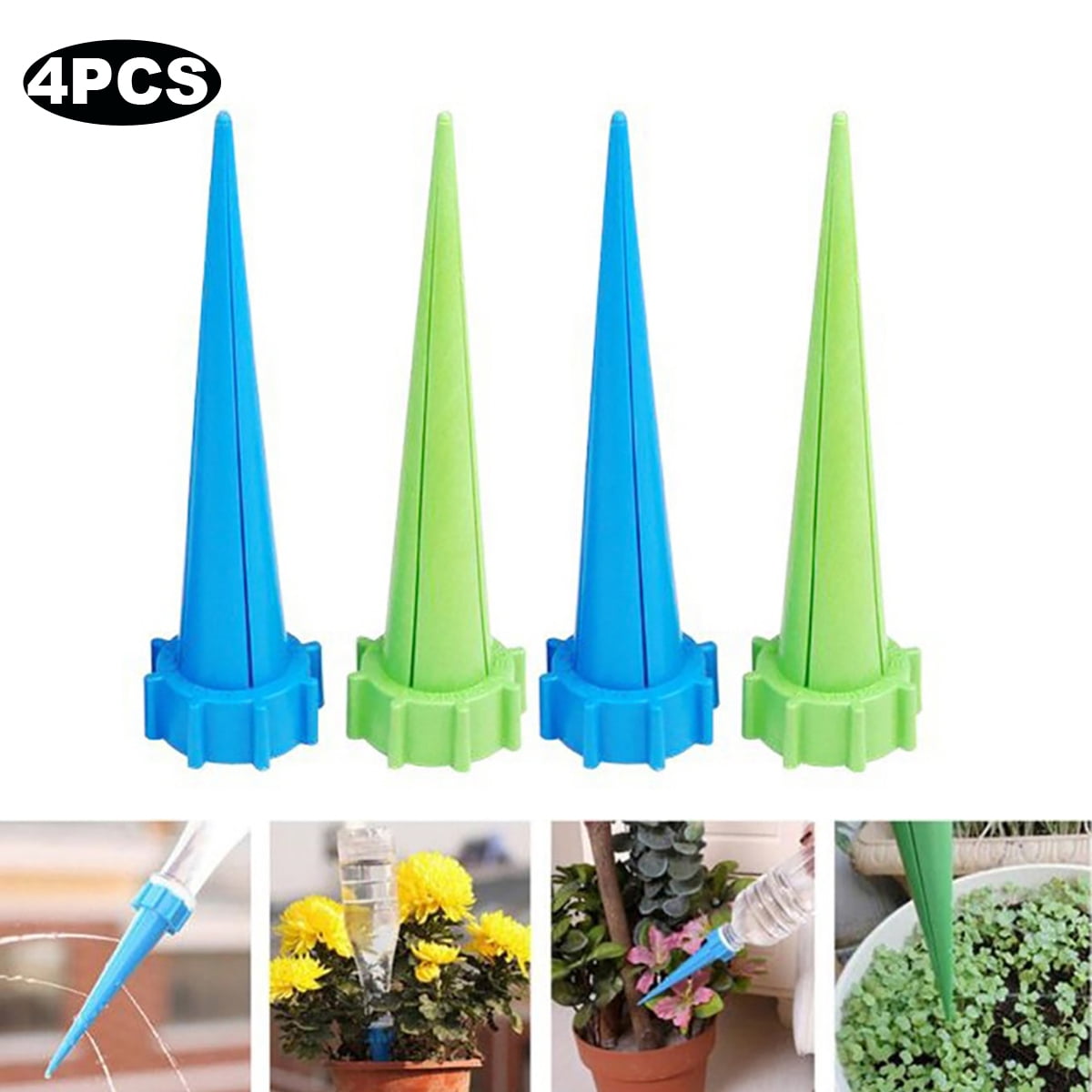 Meidiya 4Pcs Self-Watering Kits Automatic Waterers Drip Irrigation ...