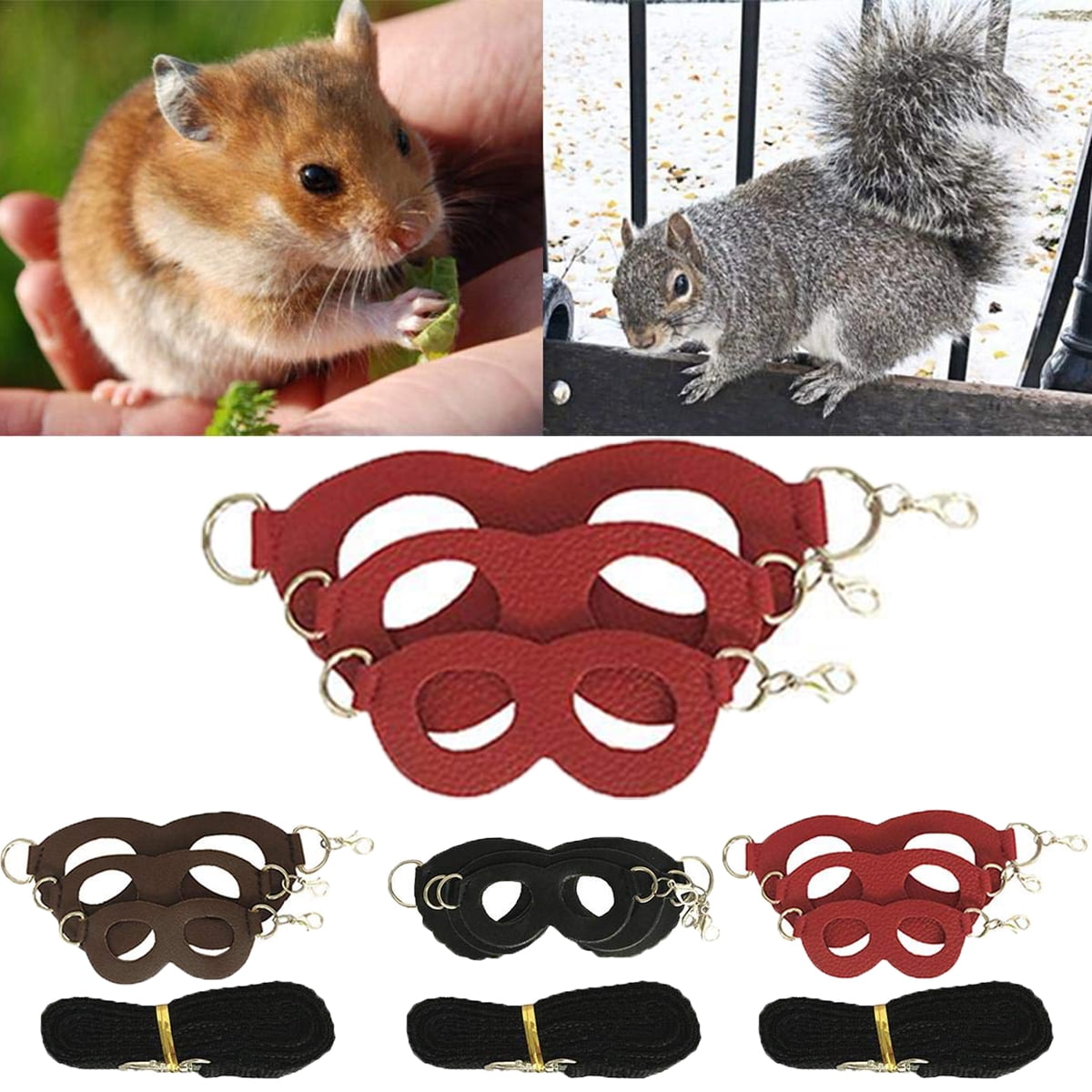 Meidiya Bearded Dragon Harness and Leash Adjustable(S,M,L, 3 Pack ...