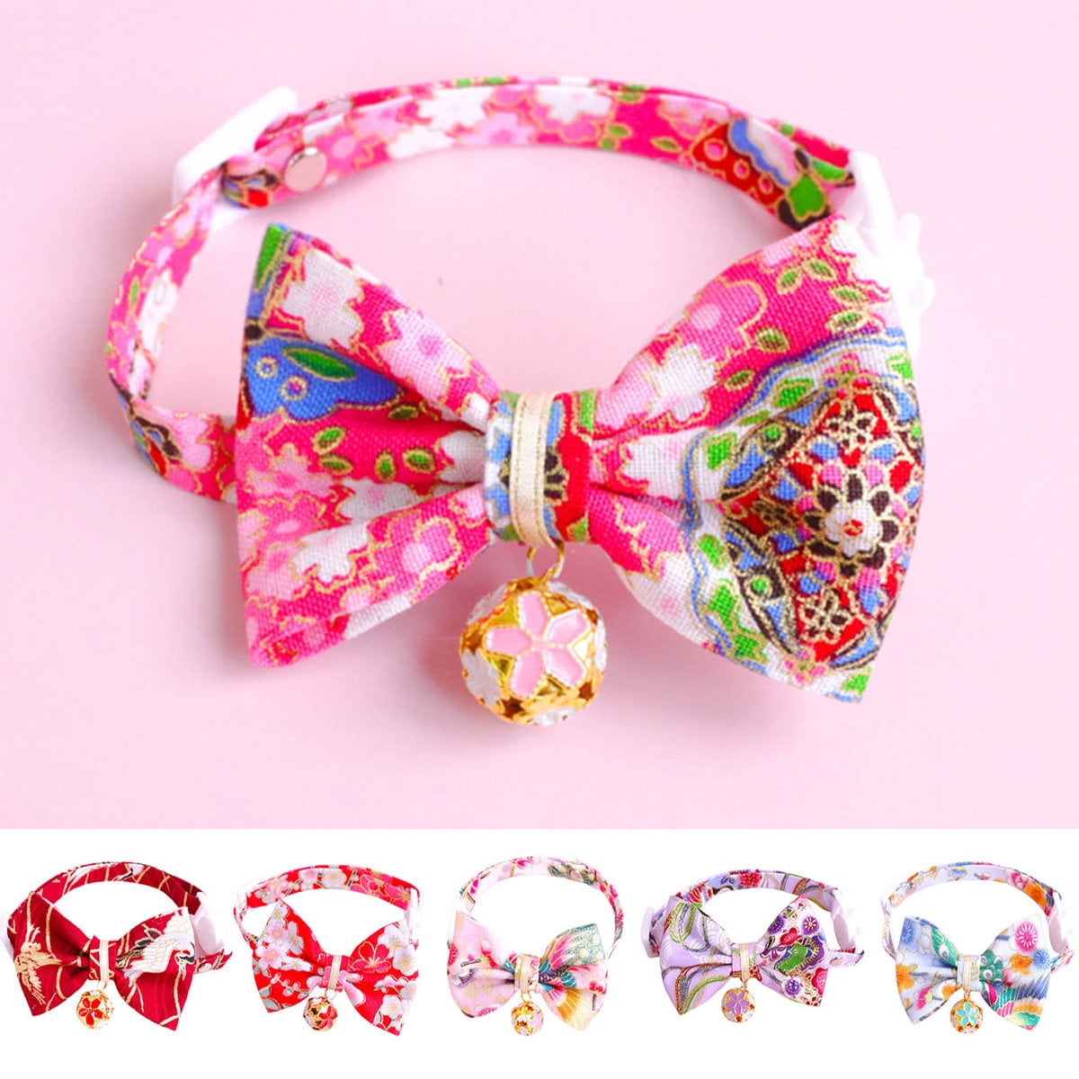 Meidiya Breakaway Cat Collar with Bow Tie and Cute Bell,Multiple ...