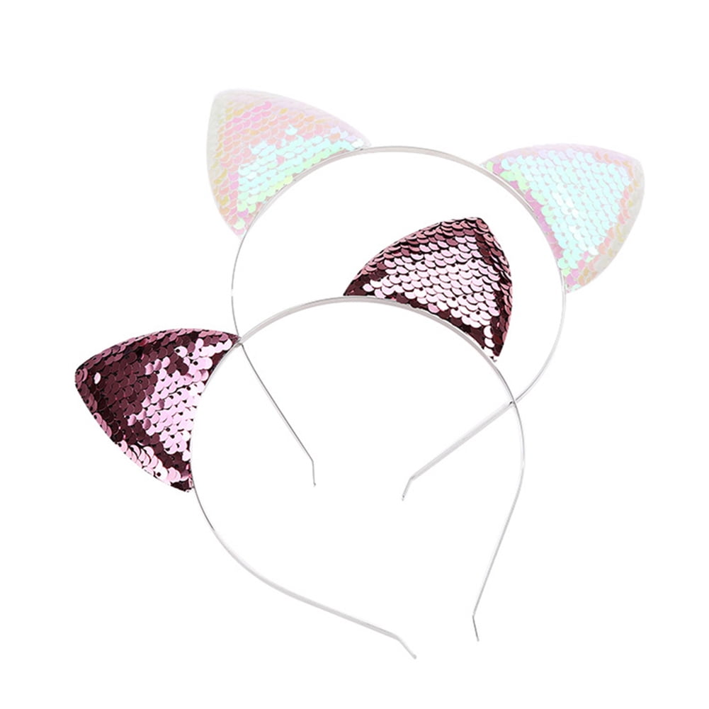 Meidiya Cute Cat Ears Headbands for Girls Headbands for Non-slip ...
