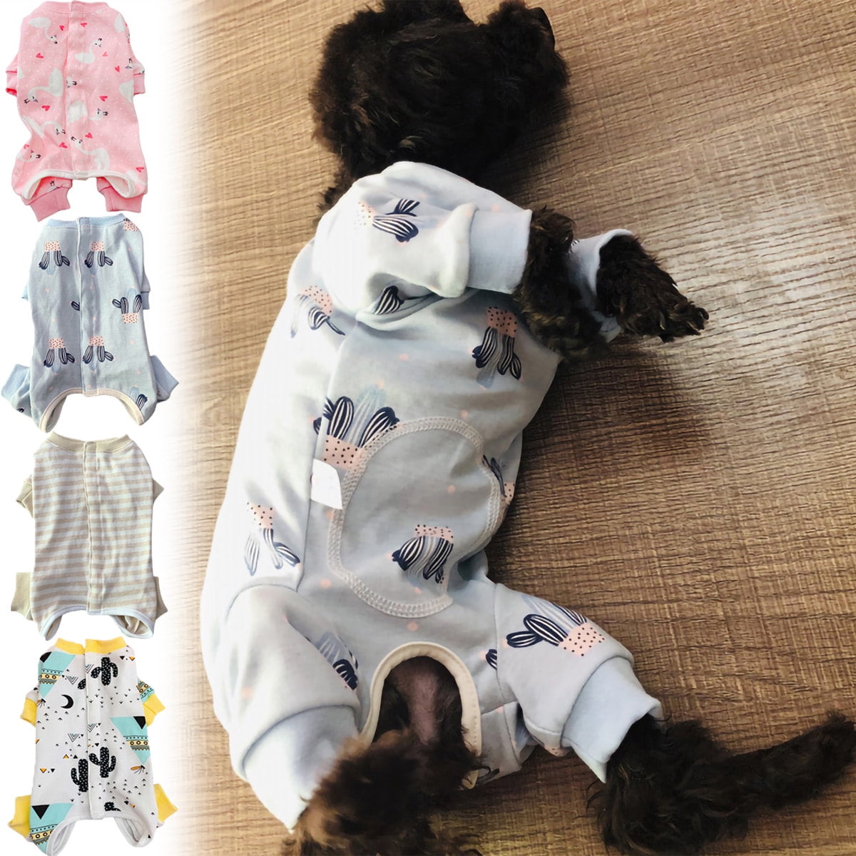 Meidiya Cute Dog Recovery Suit Abdominal Wound Puppy Surgical Clothes ...
