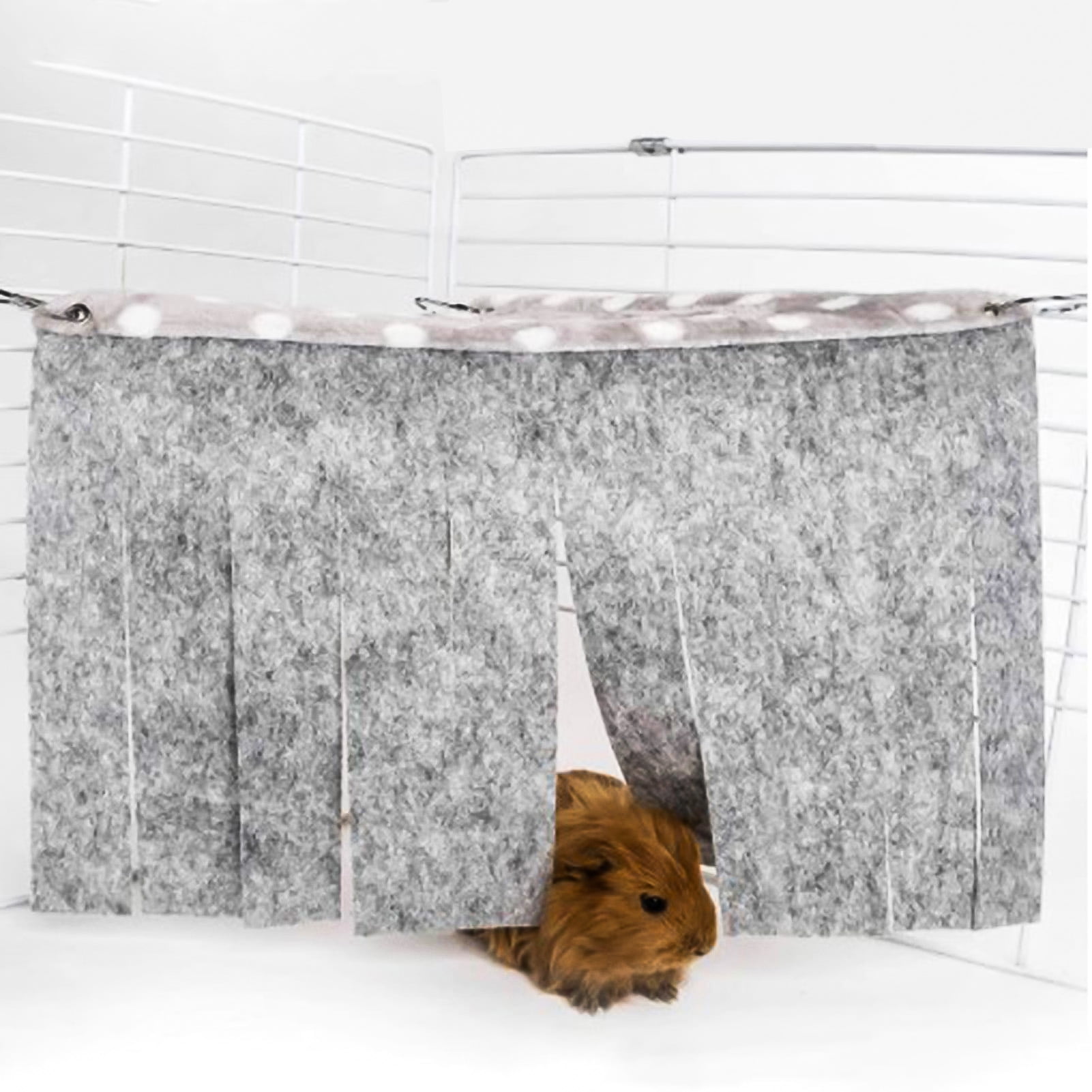 Meidiya Guinea Pig Hideout Small Animal Corner Fleece Hideaway Cute ...