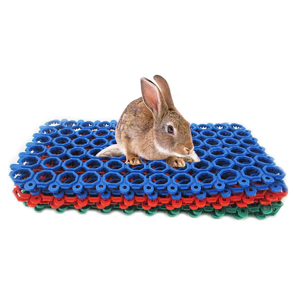 Meidiya Rabbit Feet Pad,Rabbit Cage Mats Small Animal PVC Feet Pads ...