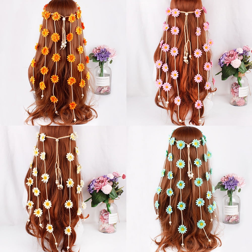 Meidiya Sunflower Crown Hair Wreath Flower Headbands Headbands ...