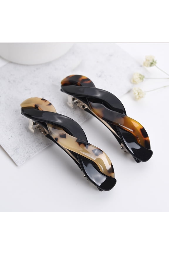 Tortoise Shell Hair Clips
