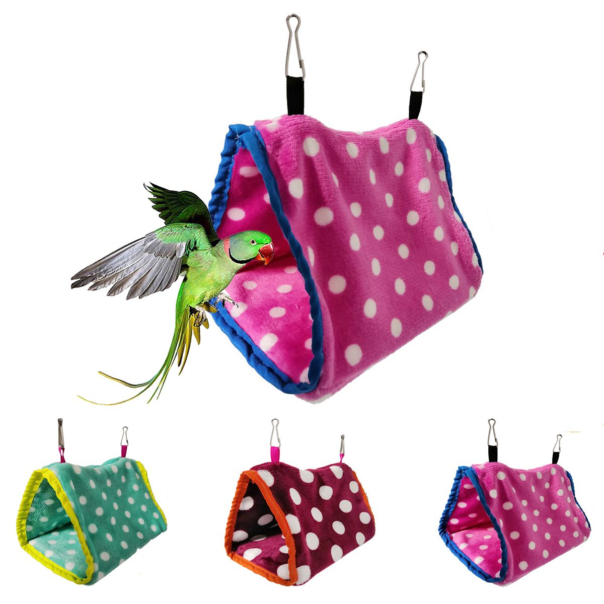 Meidiya Warm Bird Triangle Nest House Hanging Hammock Plush Shed Hut ...