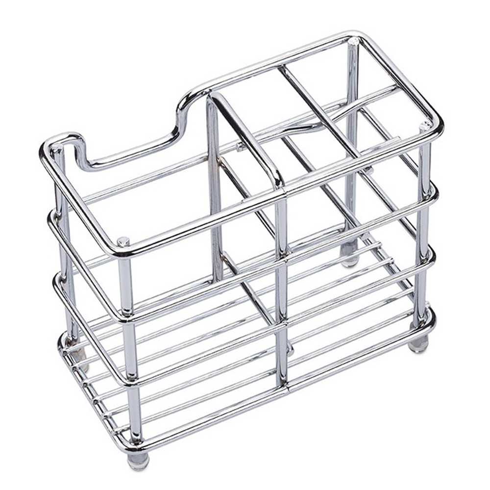 Stainless Steel Bathroom Toothbrush Holder Toothpaste Holder Stand ...