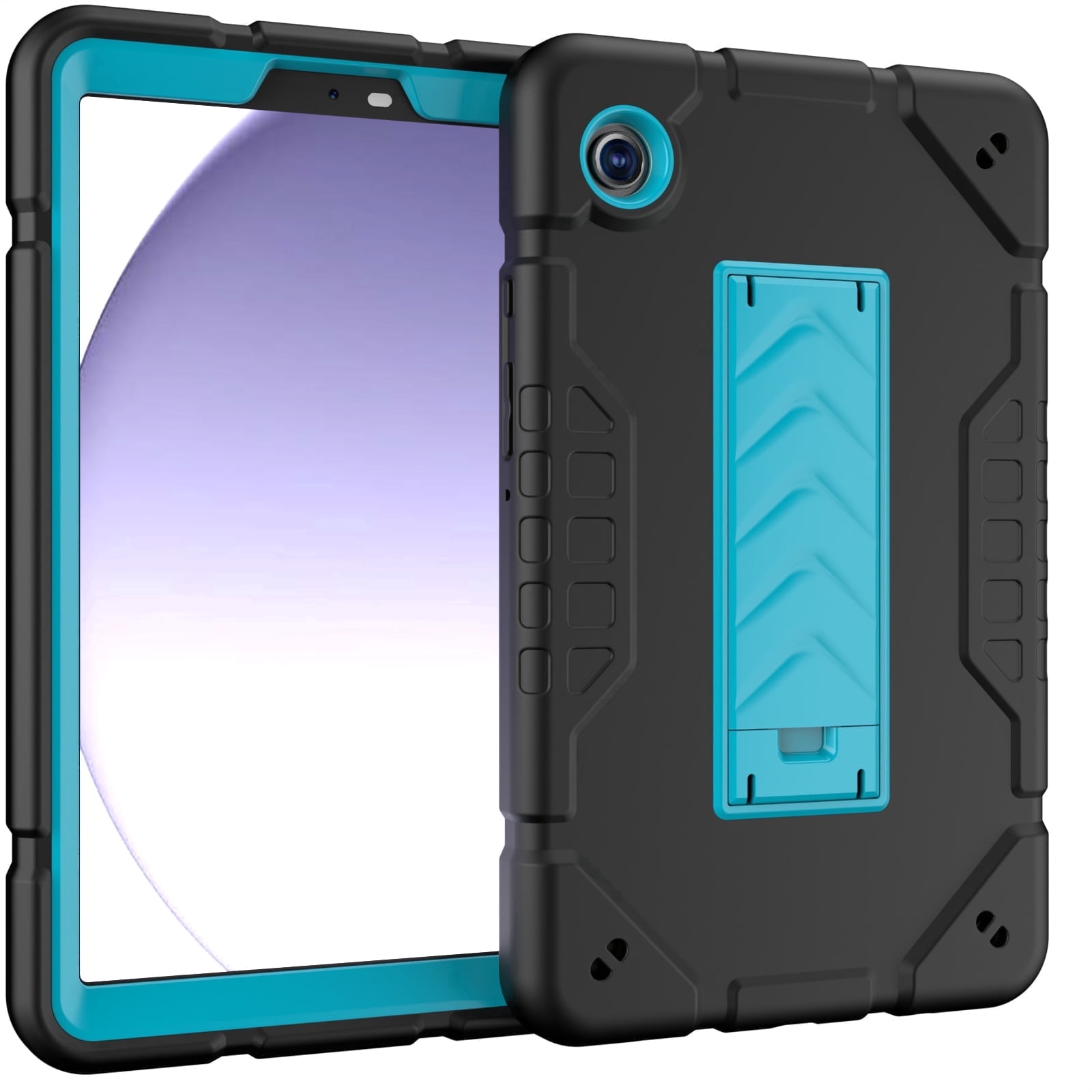 Meifei Case for Galaxy Tab A11 / A9 8.7 Case, Heavy Duty Hard PC Soft ...